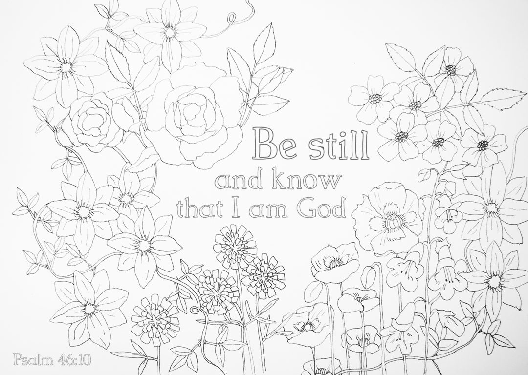 Colouring Sheets - Apples of Gold